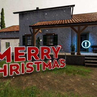Christmas Yard Sign For Decoration V1.0 FS22 Mod | Farming Simulator 22 Mod