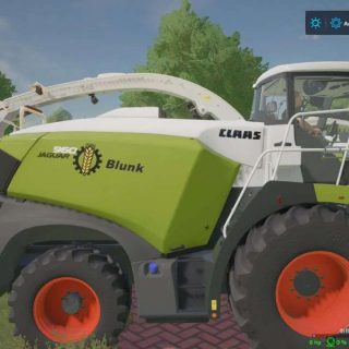 Claas Jaguar 980 blunk BETA v1.0 FS22 Mod | Farming Simulator 22 Mod
