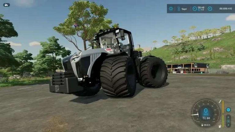 Claas Xerion 5500 v1.7.1.6 FS22 Mod | Farming Simulator 22 Mod