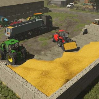Concrete Block Wall v1.0 FS22 Mod | Farming Simulator 22 Mod