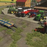 Concrete Block Wall v1.0 FS22 Mod | Farming Simulator 22 Mod