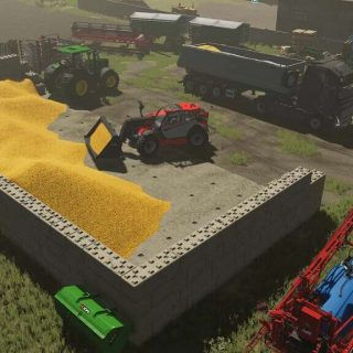 Concrete Block Wall v1.0 FS22 Mod | Farming Simulator 22 Mod