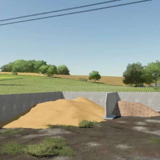 Concrete Wall v1.0 FS22 Mod | Farming Simulator 22 Mod