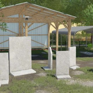 Concrete Wall v1.0 FS22 Mod | Farming Simulator 22 Mod