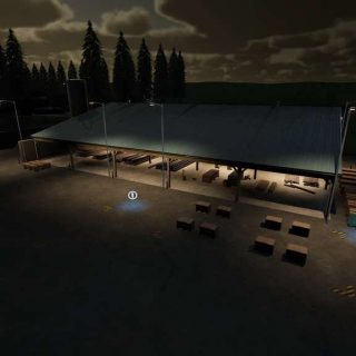 Custom Production Saw Mill v1.0 FS22 Mod | Farming Simulator 22 Mod