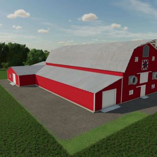 Dyersville Dairy Barn v1.0 FS22 Mod | Farming Simulator 22 Mod