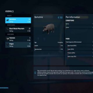 EnhancedAnimalSystem v1.0 FS22 Mod | Farming Simulator 22 Mod