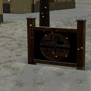 Farm Sign v1.0 FS22 Mod | Farming Simulator 22 Mod