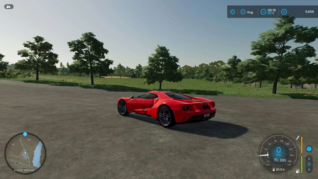 Ford GT v1.0 FS22 Mod | Farming Simulator 22 Mod