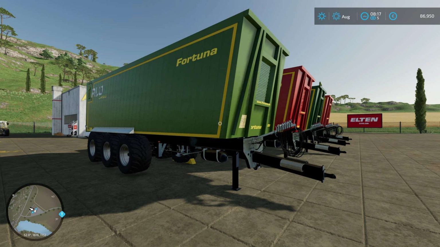 Fortuna Alu Cargo 300 v1.0 FS22 Mod | Farming Simulator 22 Mod