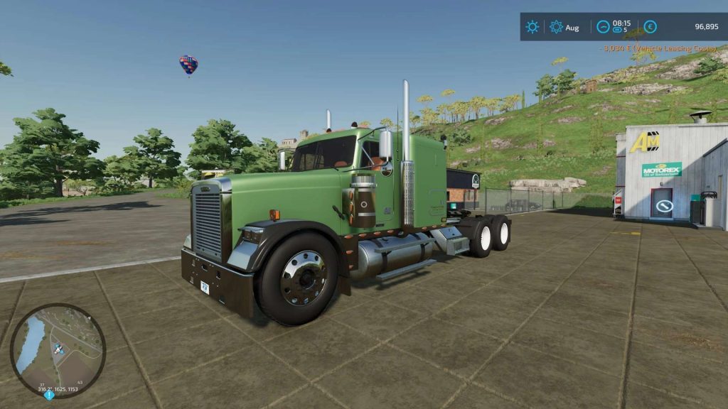 2006 Freightliner FLD 120 Classic v1.0 FS22 Mod | Farming Simulator 22 Mod