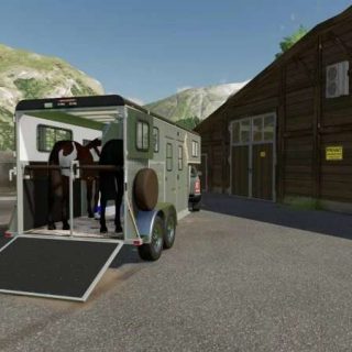 4star horsetrailer v1.0 FS22 Mod | Farming Simulator 22 Mod