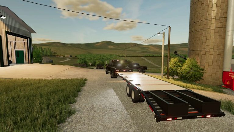 IronBullWinchTrailer CHS v1.0 FS22 Mod | Farming Simulator 22 Mod