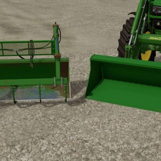 John Deere grapple bucket v1.0 FS22 Mod | Farming Simulator 22 Mod
