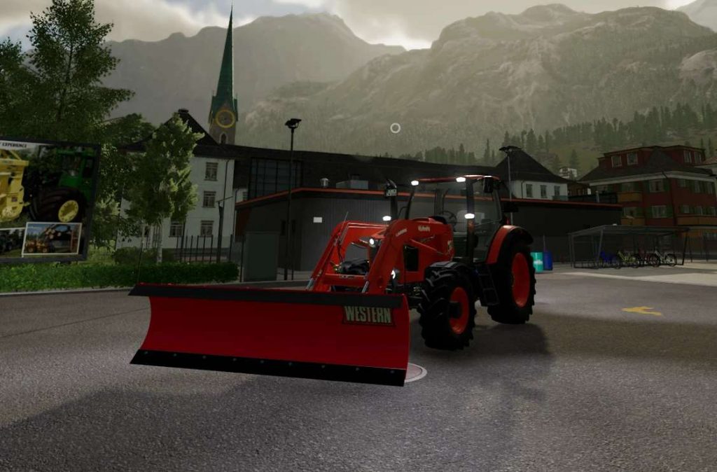 Western Front Loader Plow CHS v1.0 FS22 Mod | Farming Simulator 22 Mod