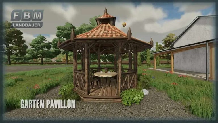 Garden Pavilion v1.0 FS22 Mod | Farming Simulator 22 Mod