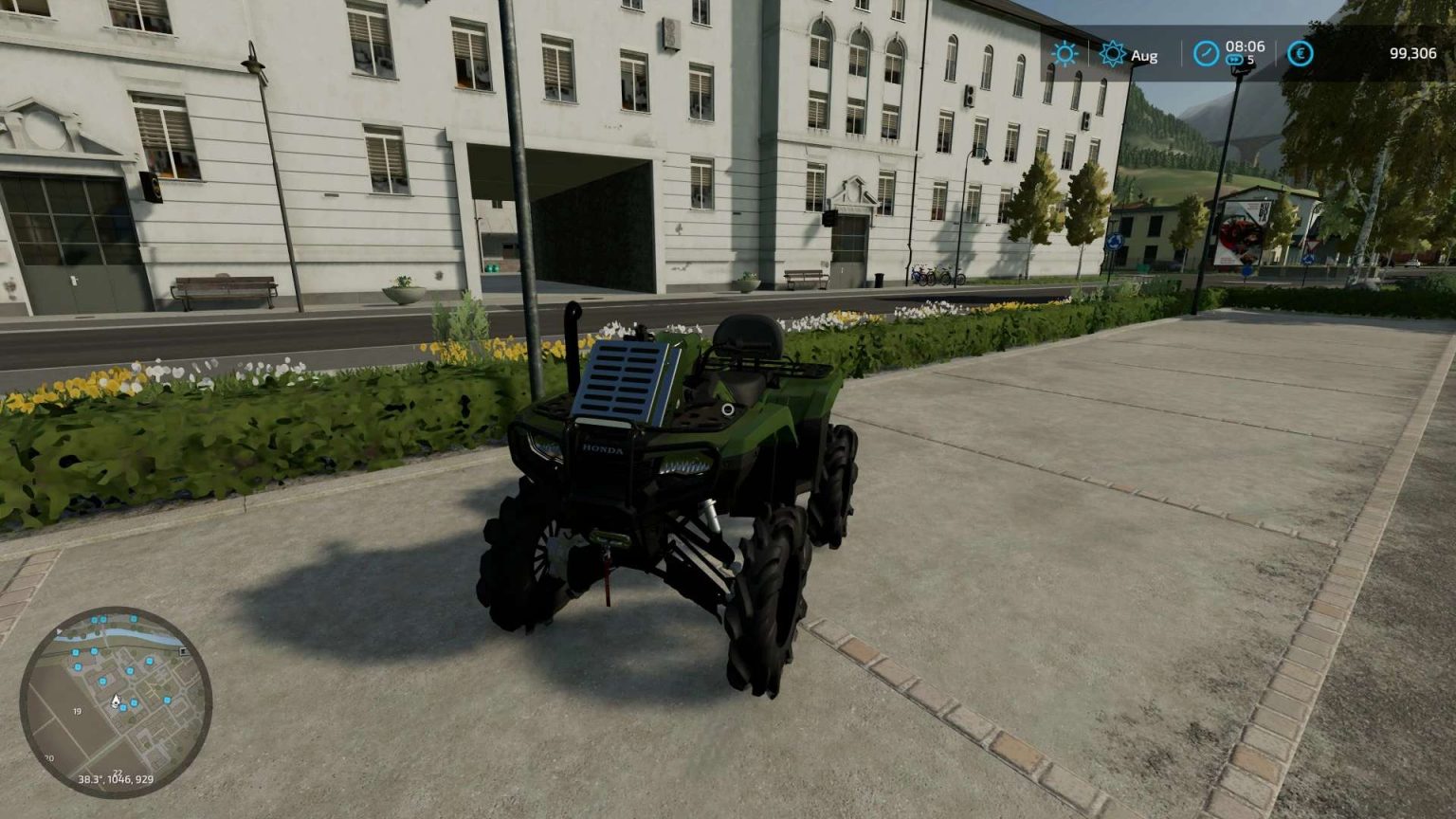 HONDA RANCHER v1.0 FS22 Mod | Farming Simulator 22 Mod