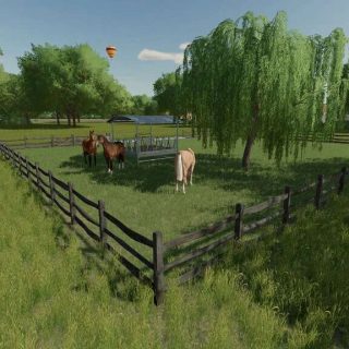 Horse Pasture v1.0.2 FS22 Mod | Farming Simulator 22 Mod