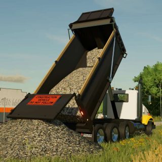 Kenworth Dump Truck v1.0 FS22 Mod | Farming Simulator 22 Mod