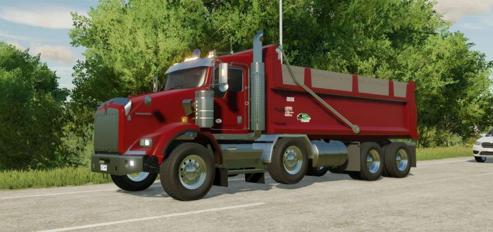 Kenworth w900 flat top converted v1.0 FS22 - Farming Simulator 22 Mod ...