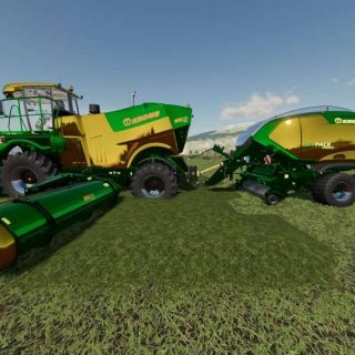 Krone Big Pack 1290HDPVC 100M v1.0.6.3 FS22 Mod | Farming Simulator 22 Mod