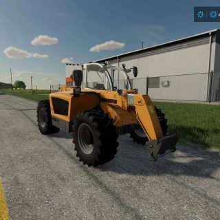 Liebherr TL436 strobes added v1.0 FS22 Mod | Farming Simulator 22 Mod