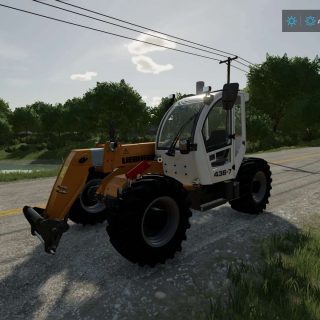 Liebherr TL436 strobes added v1.0 FS22 Mod | Farming Simulator 22 Mod
