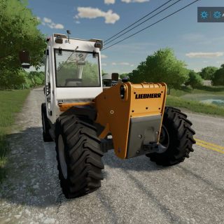 Liebherr TL436 strobes added v1.0 FS22 Mod | Farming Simulator 22 Mod