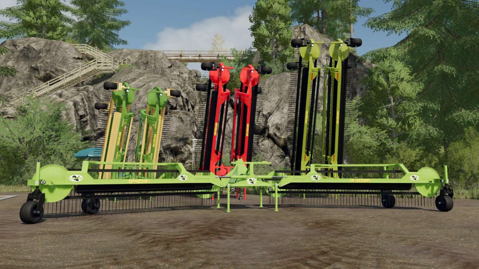 Lizard Front Windrower v2.0 FS22 Mod | Farming Simulator 22 Mod