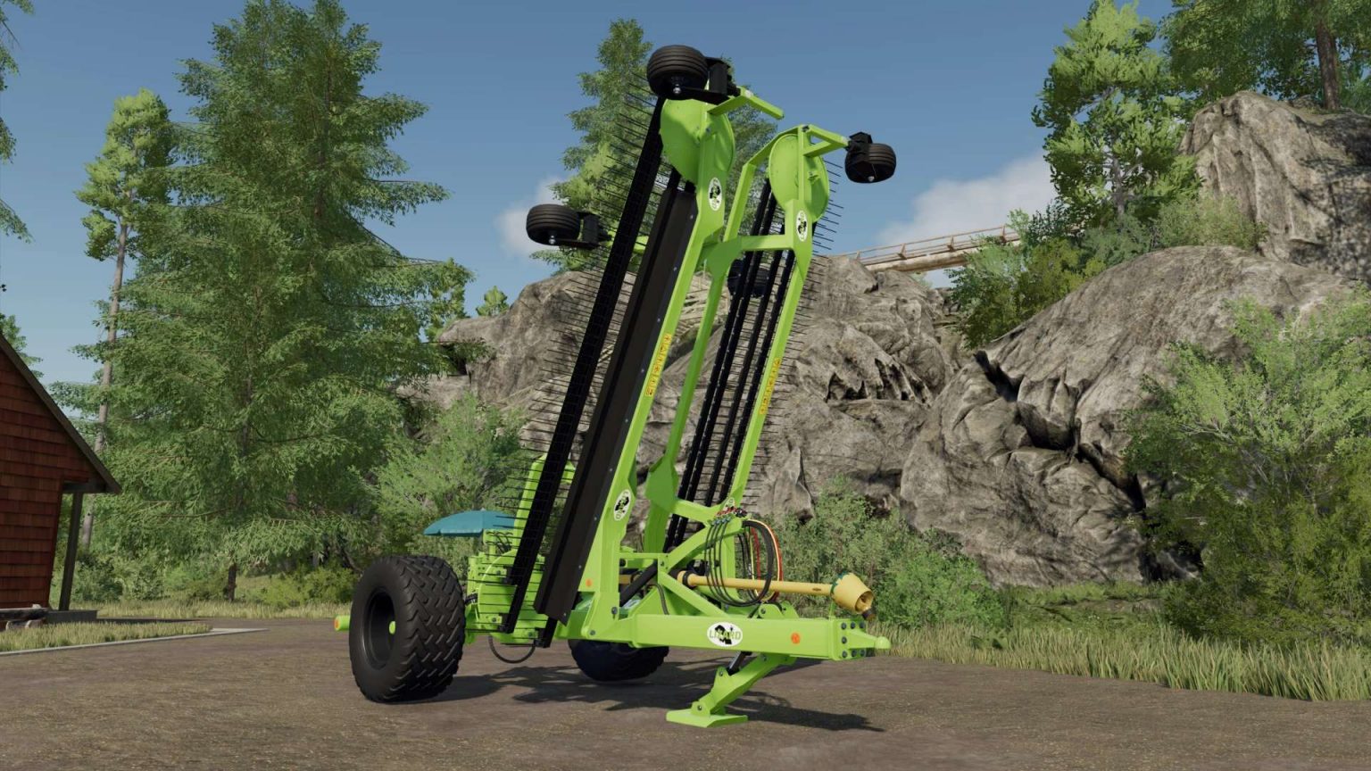 Lizard Trailed Windrower v1.0 FS22 Mod | Farming Simulator 22 Mod