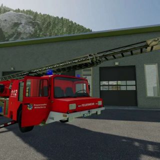 Lizard Turntable Ladder 23/12CC v1.0 FS22 Mod | Farming Simulator 22 Mod