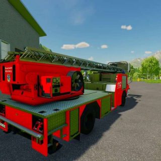 Lizard Turntable Ladder 23/12CC v1.0 FS22 Mod | Farming Simulator 22 Mod
