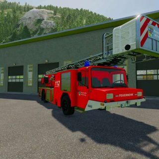 Lizard Turntable Ladder 23/12CC v1.0 FS22 Mod | Farming Simulator 22 Mod