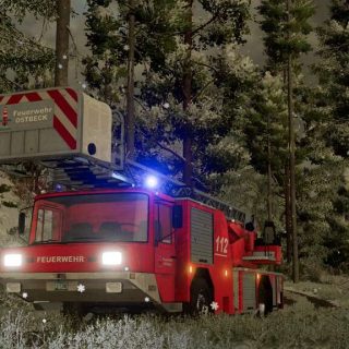 Lizard Turntable Ladder 23/12CC v1.0 FS22 Mod | Farming Simulator 22 Mod