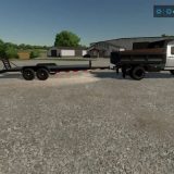 Load Trail Skid Steer Trailer v1.0 FS22 Mod | Farming Simulator 22 Mod