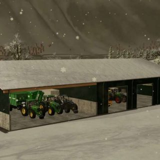 Machineshed With Workshop v1.0 FS22 Mod | Farming Simulator 22 Mod