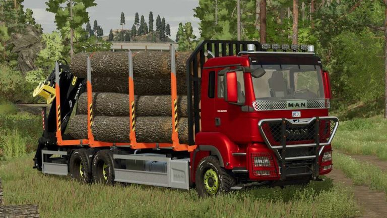 MAN TGS Shortwood Pack v2.0 FS22 Mod | Farming Simulator 22 Mod