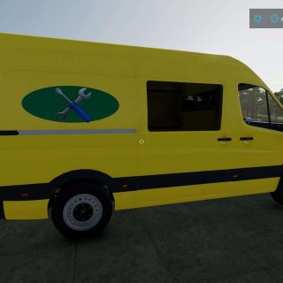 MB Sprinter 3x Service Edition v0.3 FS22 Mod | Farming Simulator 22 Mod