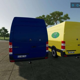 MB Sprinter 3x Service Edition v0.3 FS22 Mod | Farming Simulator 22 Mod