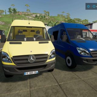 MB Sprinter 3x Service Edition v0.3 FS22 Mod | Farming Simulator 22 Mod