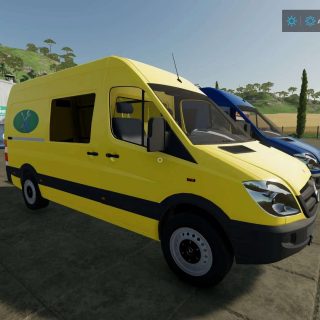MB Sprinter 3x Service Edition v0.3 FS22 Mod | Farming Simulator 22 Mod