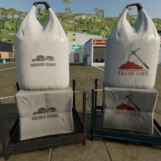 Mineral Raw Material BigBags v1.0 FS22 Mod | Farming Simulator 22 Mod