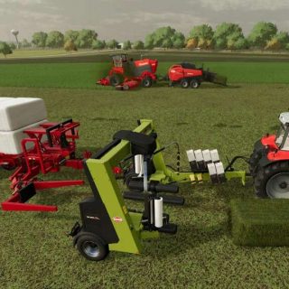 Mower And Wrapper With Hitch v1.0.1 FS22 Mod | Farming Simulator 22 Mod