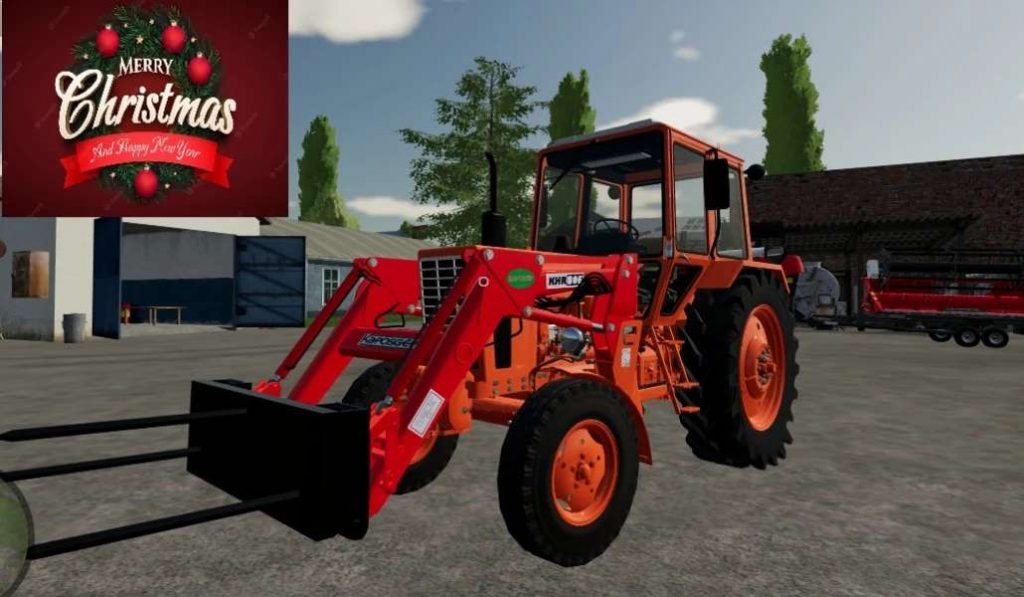 MTZ 80 and KHR80E Front loader v1.0 FS22 Mod | Farming Simulator 22 Mod