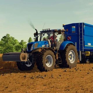 New Holland T7 AC Series Cab Suspension v1.0 FS22 Mod | Farming ...
