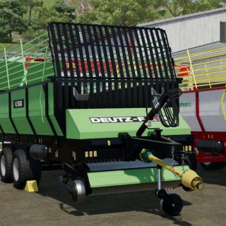 Old Tandem Loading Wagons v1.0 FS22 Mod | Farming Simulator 22 Mod