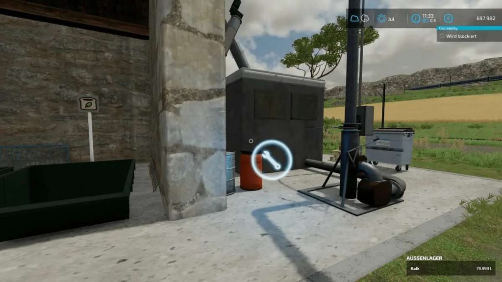 Outdoor storage v1.0 FS22 Mod | Farming Simulator 22 Mod