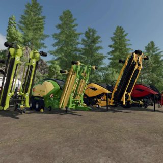 Pack Of Balers With Windrower v3.0 FS22 Mod | Farming Simulator 22 Mod