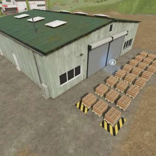 Pallet And Bale Warehouse Revamp v1.0 FS22 Mod | Farming Simulator 22 Mod