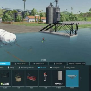 Placeable water 100x100m with free watertrigger v1.0 FS22 Mod | Farming ...
